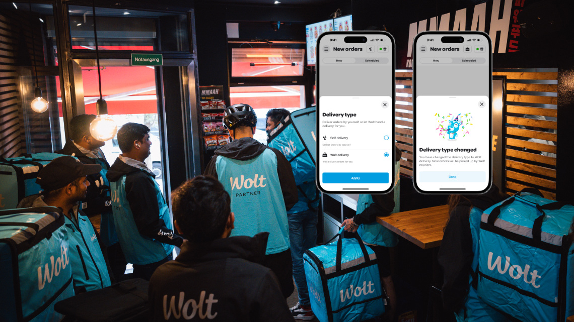 Wolt Hybrid Delivery - per Knopfdruck zwischen eigener und Wolt ...