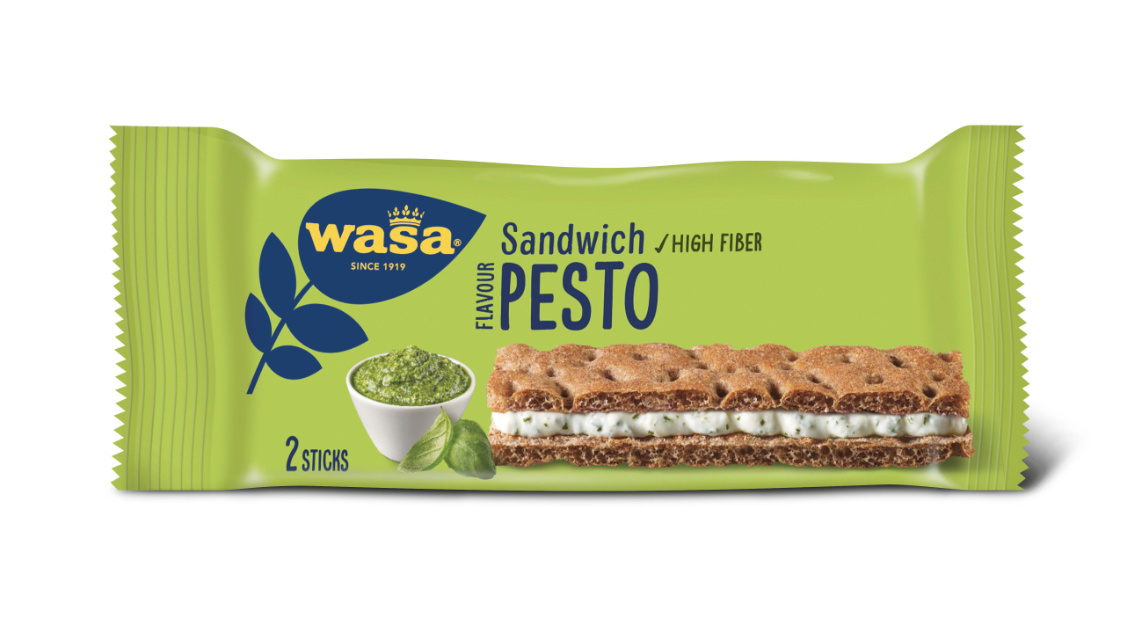 Wasa erweitert Snack-Range um neue Sandwich-Variante „Pesto ...