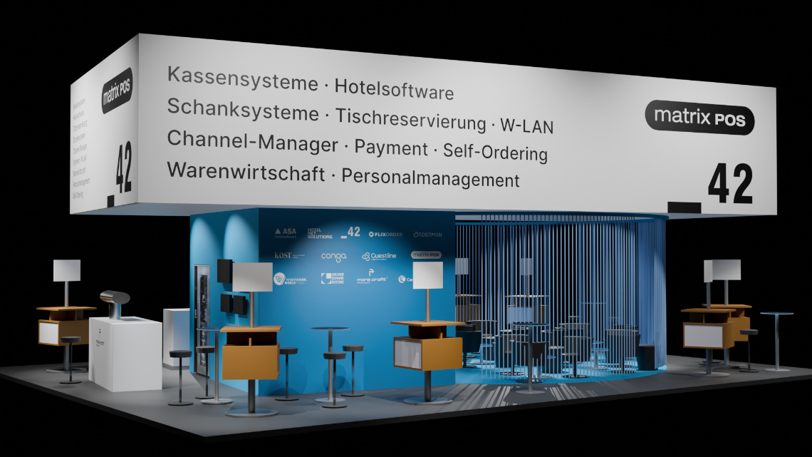Matrix POS und 42: Erster gemeinsamer Auftritt – Gastgewerbe-Magazin