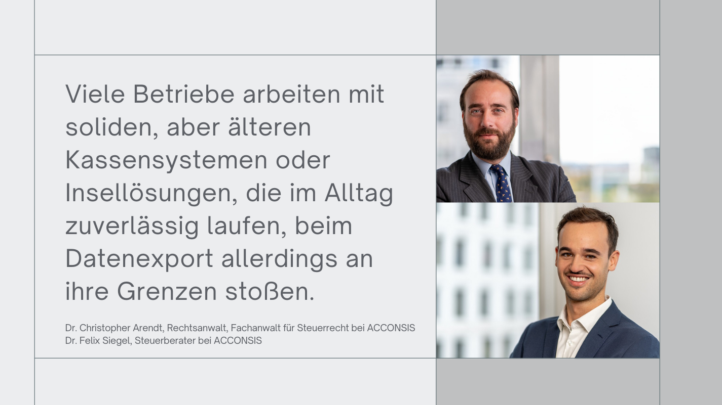 Technikfehler bei der Kasse? Wenn fehlerhafte Datenexporte zum ...